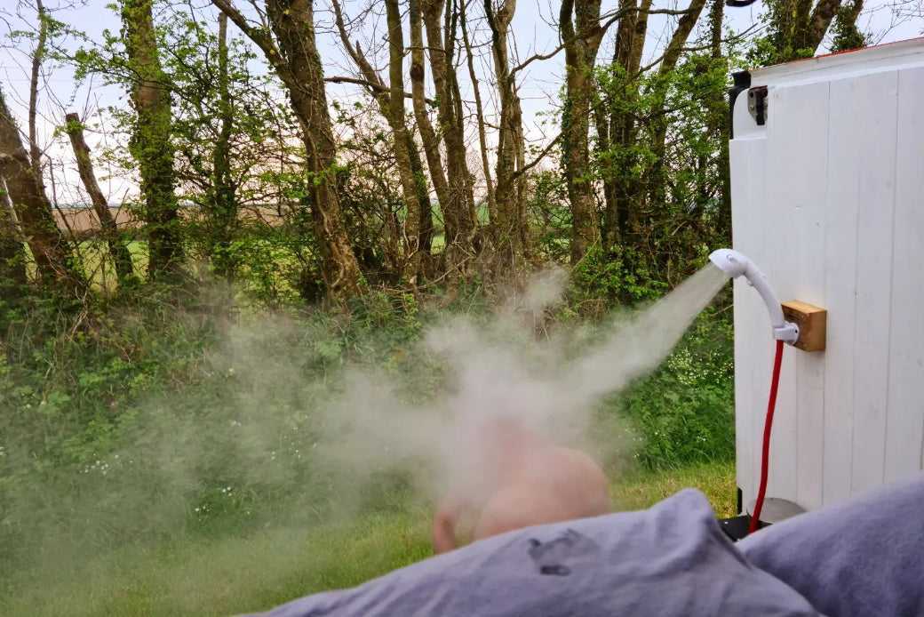 How to Set Up the Perfect Camping Shower? #Showering when camping | Camplux
